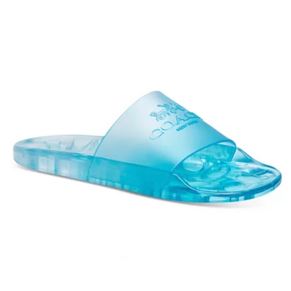 Coach | Shoes | Coach Ulyssa Slide Beach Sandals Slip On Rubber | Poshmark